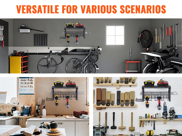 VEVOR Power Tool Organizer, 4 Slot, 3 Layers, Cordless Drill Holder ...
