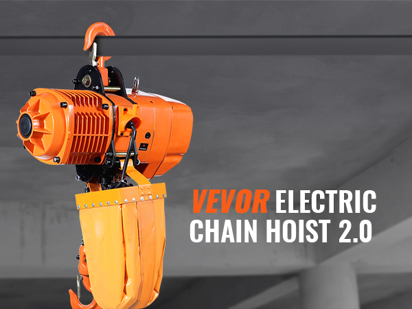 VEVOR 2 Ton Wireless Electric Chain Hoist, 4400 LBS Capacity with 20 FT ...