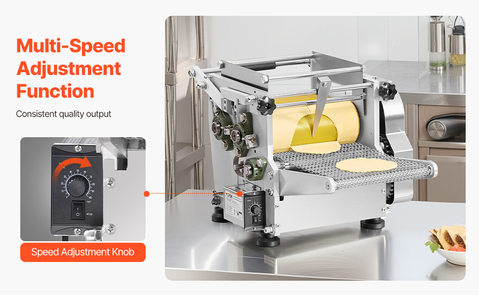 VEVOR Electric Tortilla Maker Automatic Corn Tortilla Making Machine (4 ...