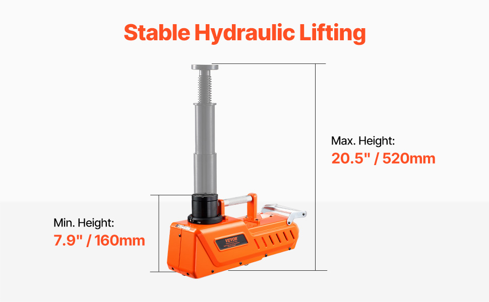 Electric Car Jack 15 Tons /33000 lbs Portable Jack kit with LED Light ...