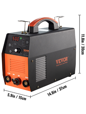 VEVOR TIG Welder 3 in 1, 110V High Frequency TIG/Stick/Clean Welding ...
