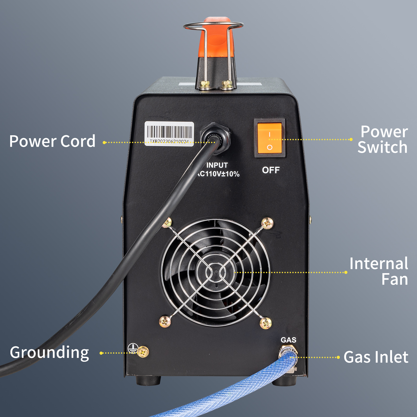 VEVOR TIG Welder 3 in 1, 110V High Frequency TIG/Stick/Clean Welding ...