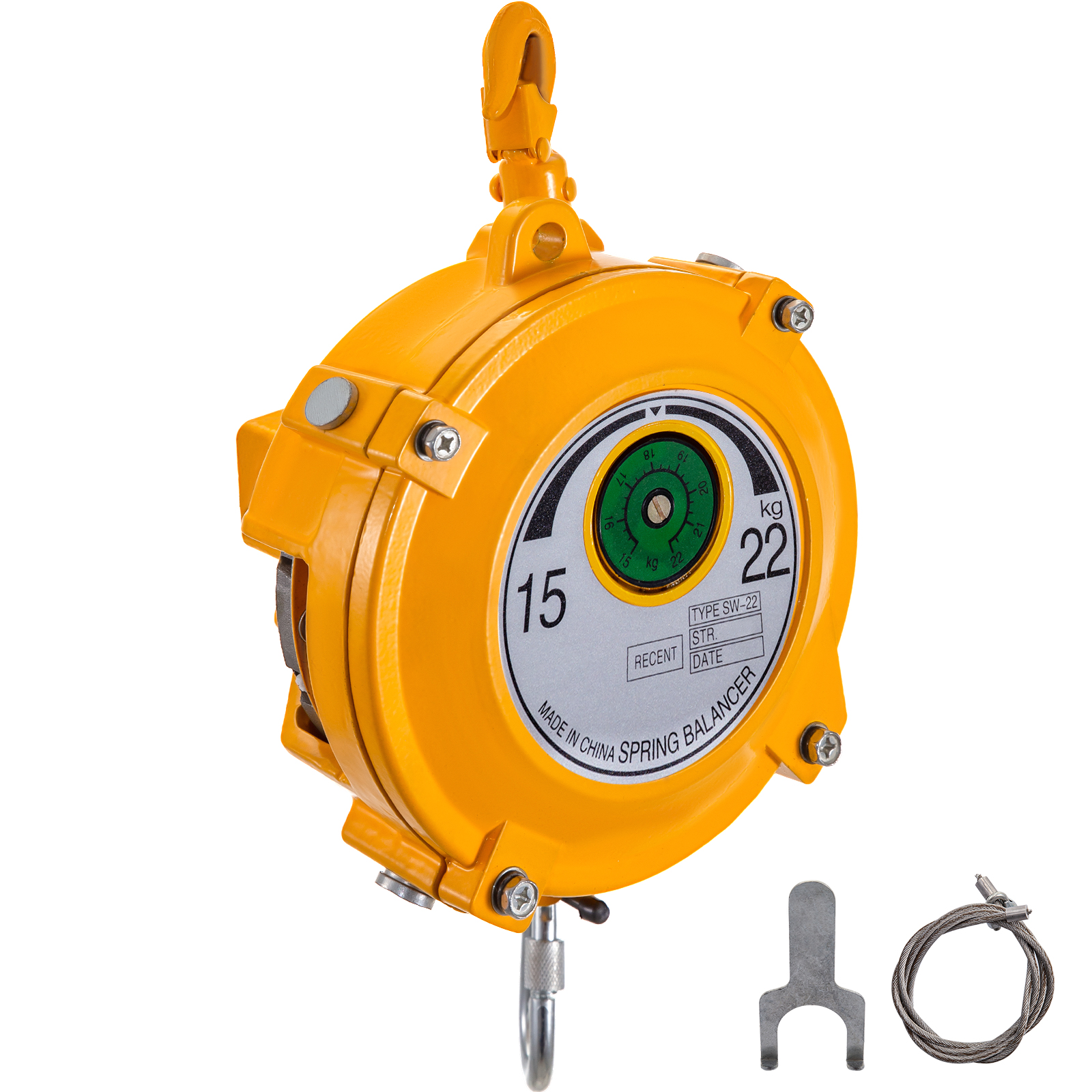 VEVOR Spring Balancer 33-49lbs(15-22kg) Retractable Tool Holder 1.5m ...