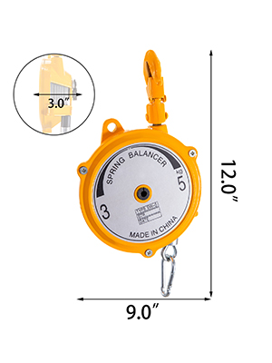 VEVOR Spring Balancer 7-11lbs(3-5kg) Retractable Tool Holder 1.5m ...
