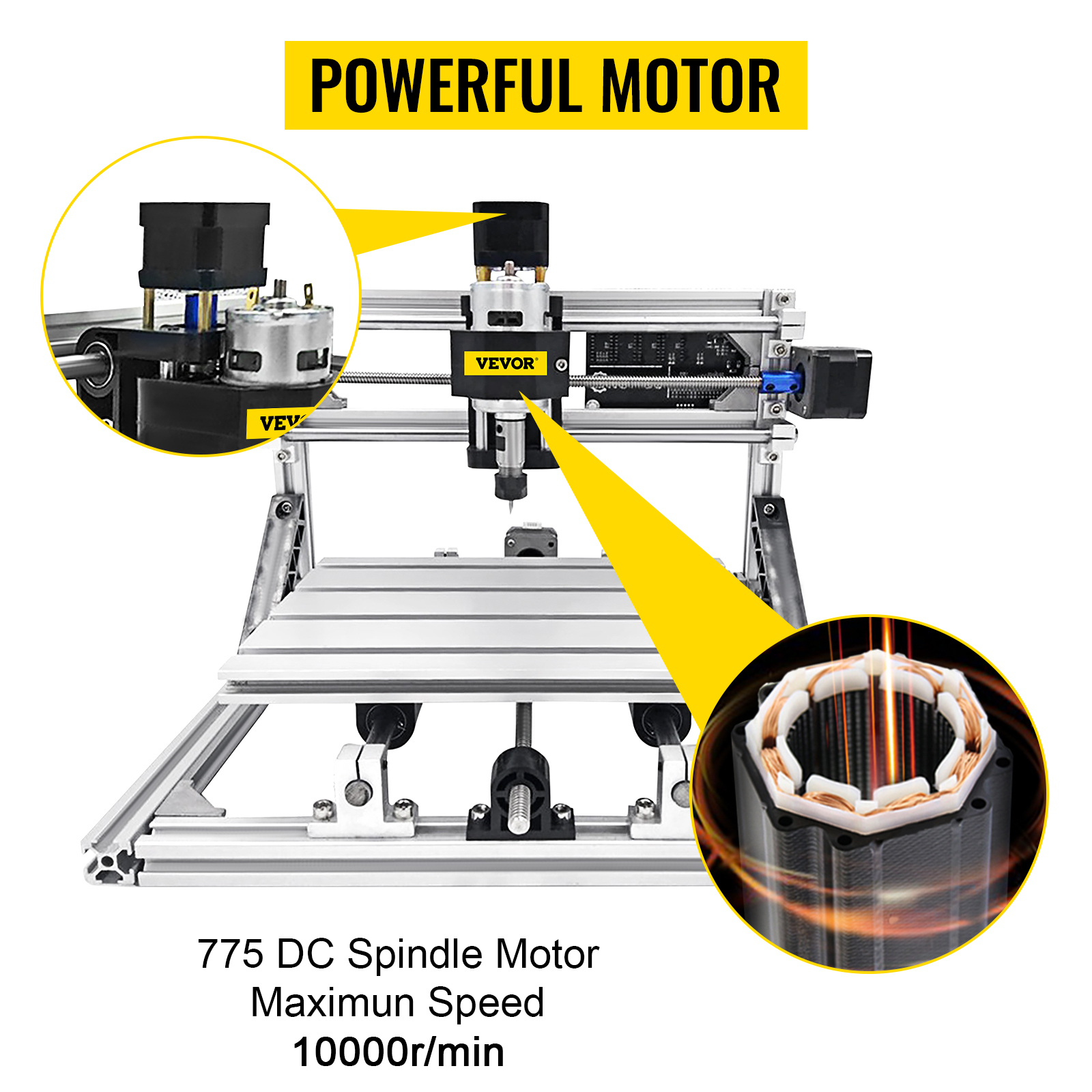 VEVOR 3 Axis 2418 Grbl Control CNC Router Engraving Machine ...