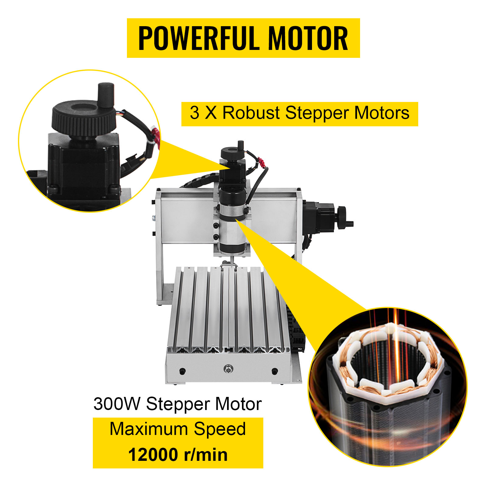 VEVOR CNC Router Engraver Kit 3020 CNC Router 3 Axis USB Port CNC ...
