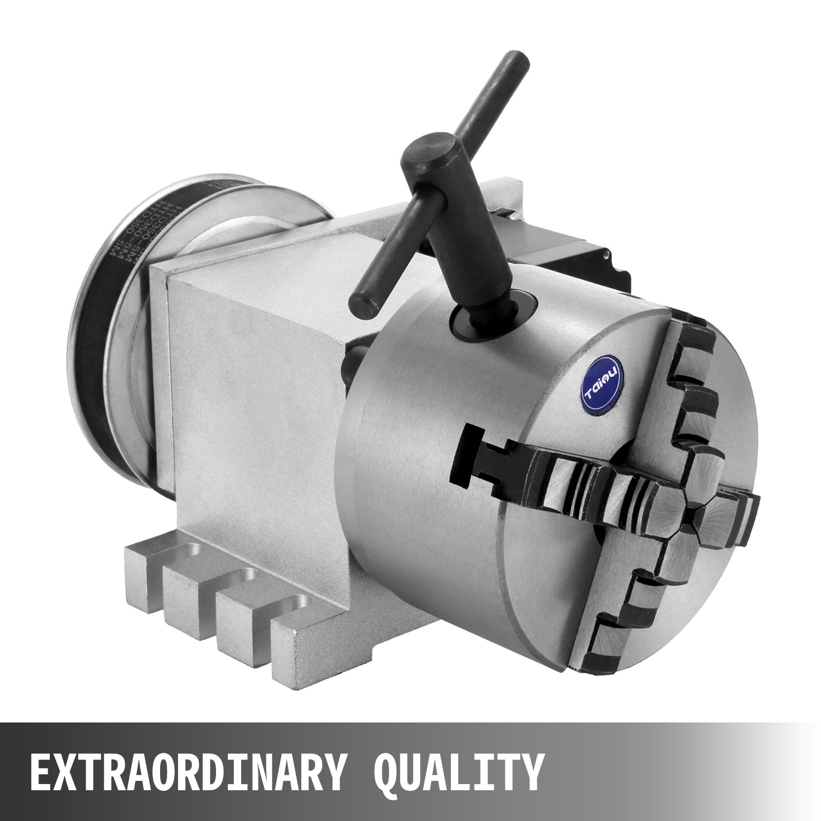 VEVOR CNC Rotational Rotary Axis 4-Jaw Chuck 100mm Hollow Shaft 4th ...