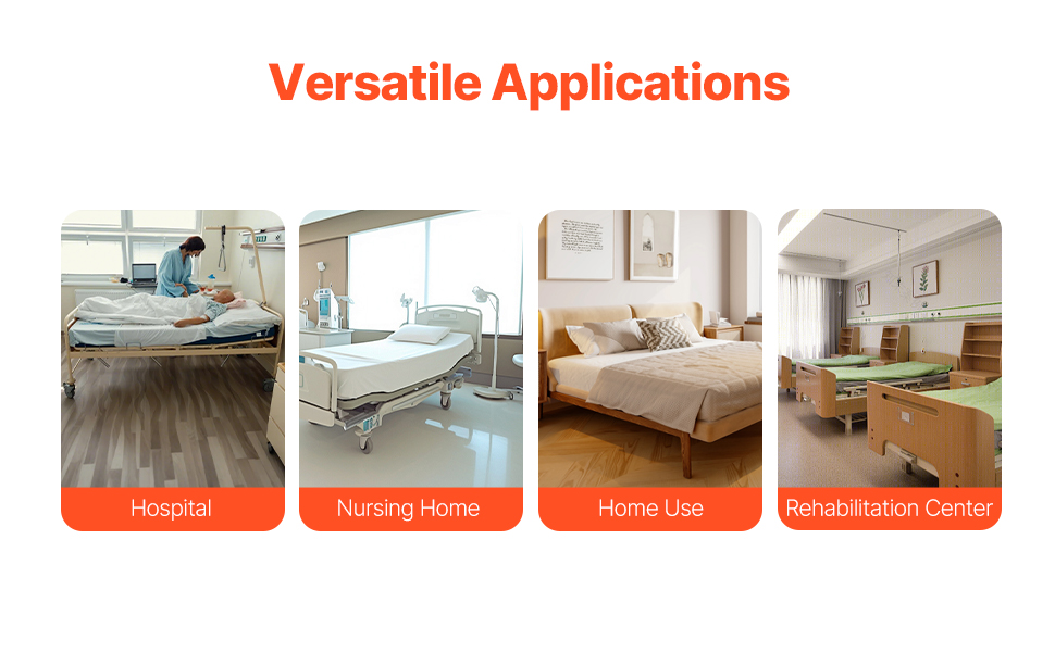 VEVOR Bed Alarm System for Elderly Adults Wireless Bed Sensor Pad with ...