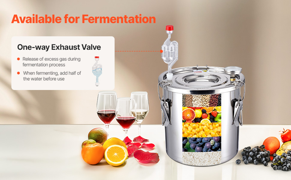 Moonshine Still 5 Gal Water Wine Alcohol Distiller Brewing Kit ...