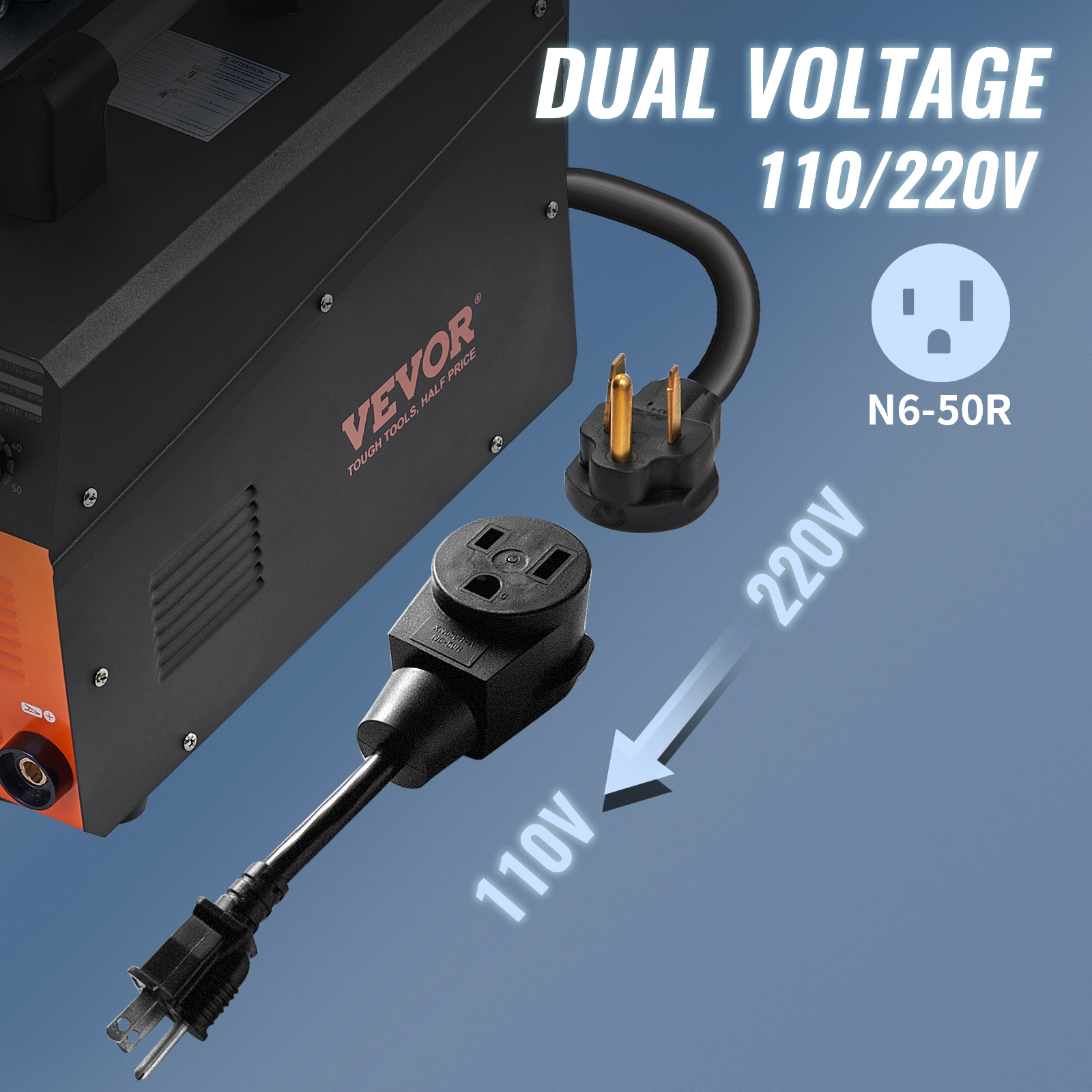 Cortadora de plasma VEVOR, 50 Amp, máquina de corte de aire de arco ...
