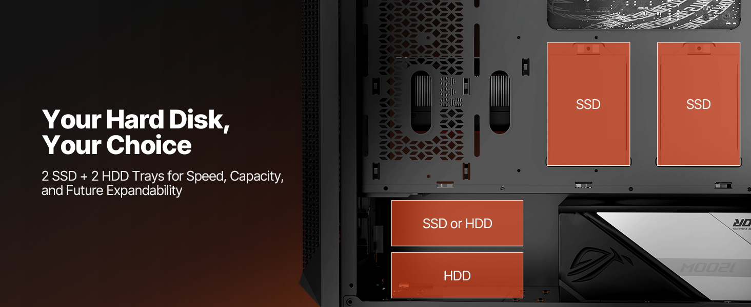 VEVOR PC Case Full-Tower Gaming Computer Case 3 PWM Fans for E-ATX ...