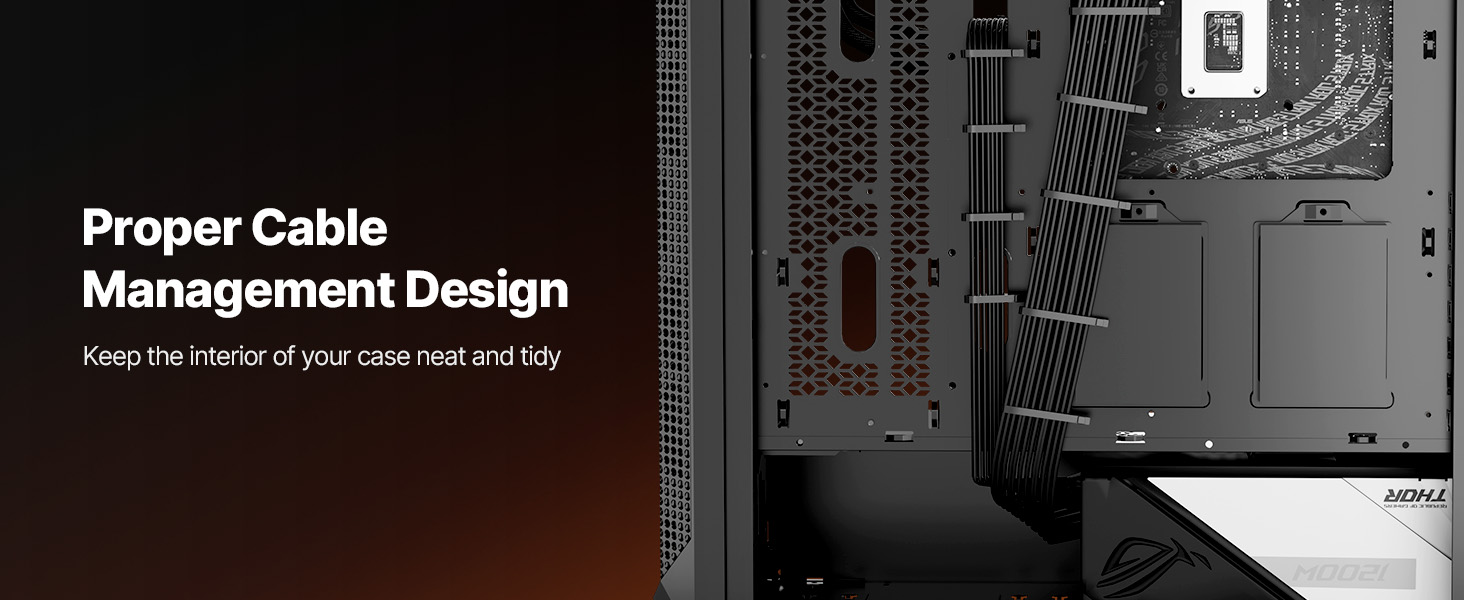 PC Gaming Case Mid-Tower Computer Case with 4 x 120 mm Fans for ATX/M ...