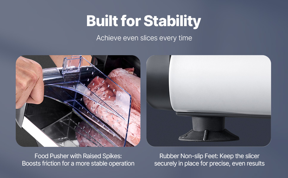 VEVOR Meat Slicer 180W 7.5" Electric Deli Food Slicer for Meat Bread ...