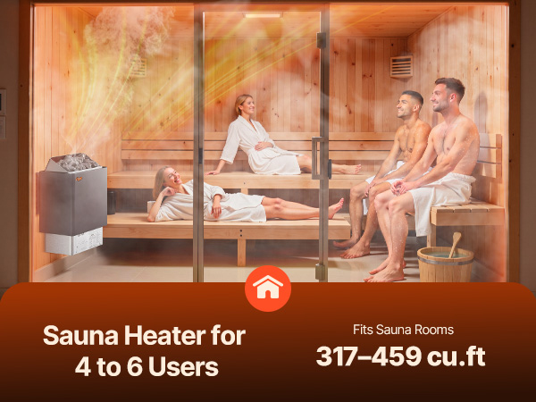 VEVOR Sauna Heater, 9KW 220V Electric Sauna Stove, Steam Bath Sauna ...