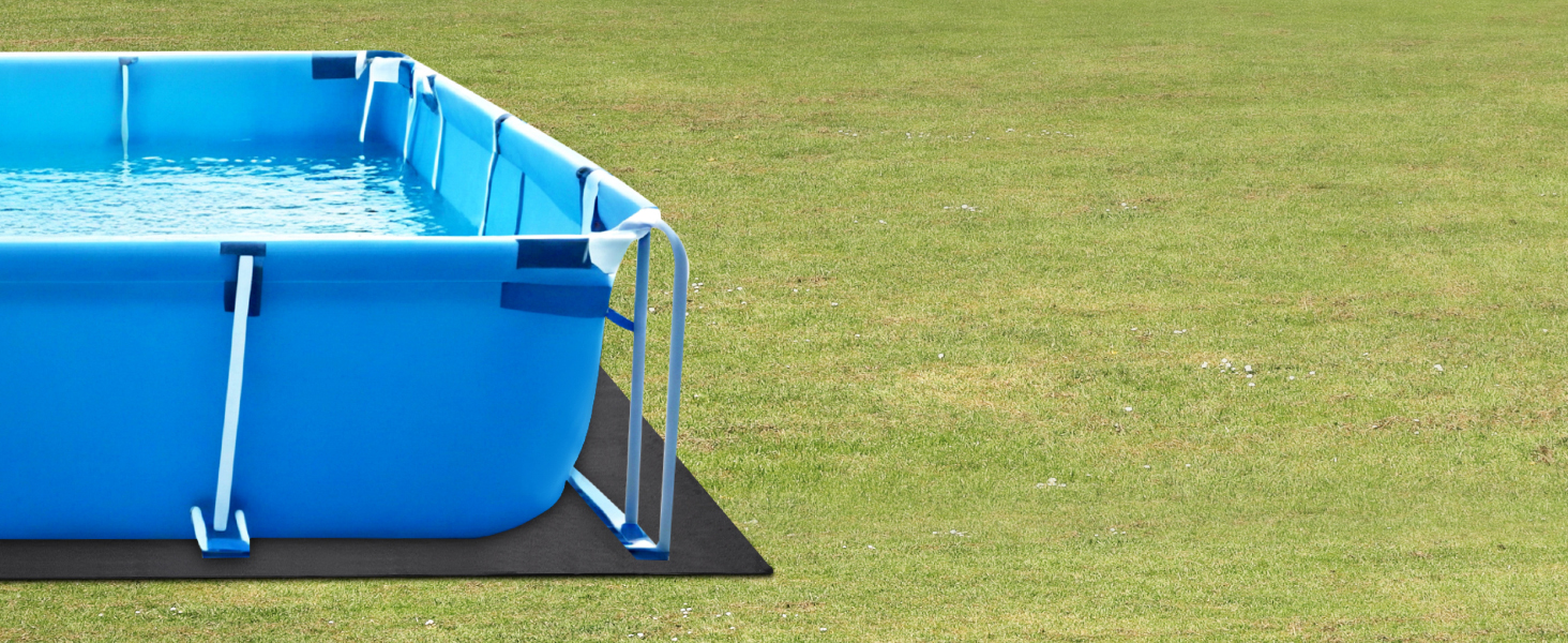 16x32ft Rectangle Pool Liner Pad Heavy Duty Thick Pool Mat Prevent ...