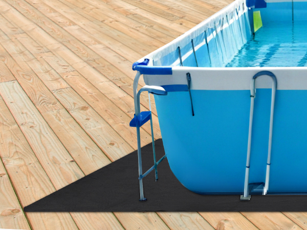 16x32ft Rectangle Pool Liner Pad Heavy Duty Thick Pool Mat Prevent ...