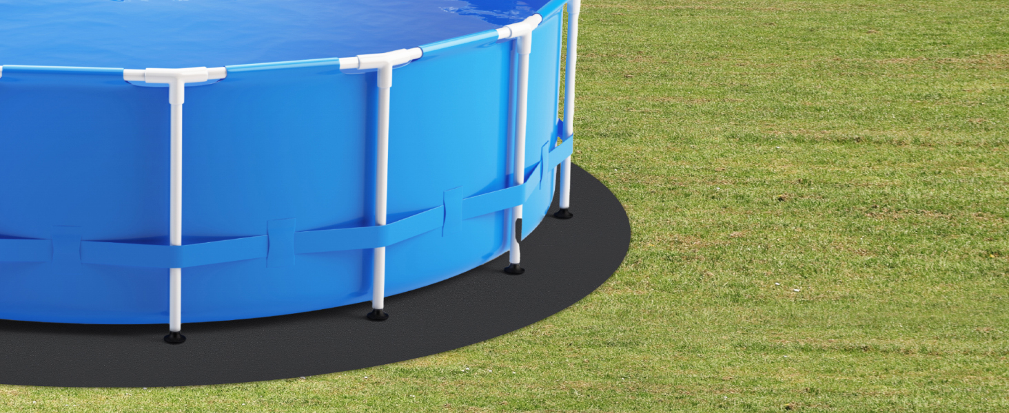 VEVOR 21ft Round Pool Liner Pad for Above Ground Pools Heavy Duty Pool ...