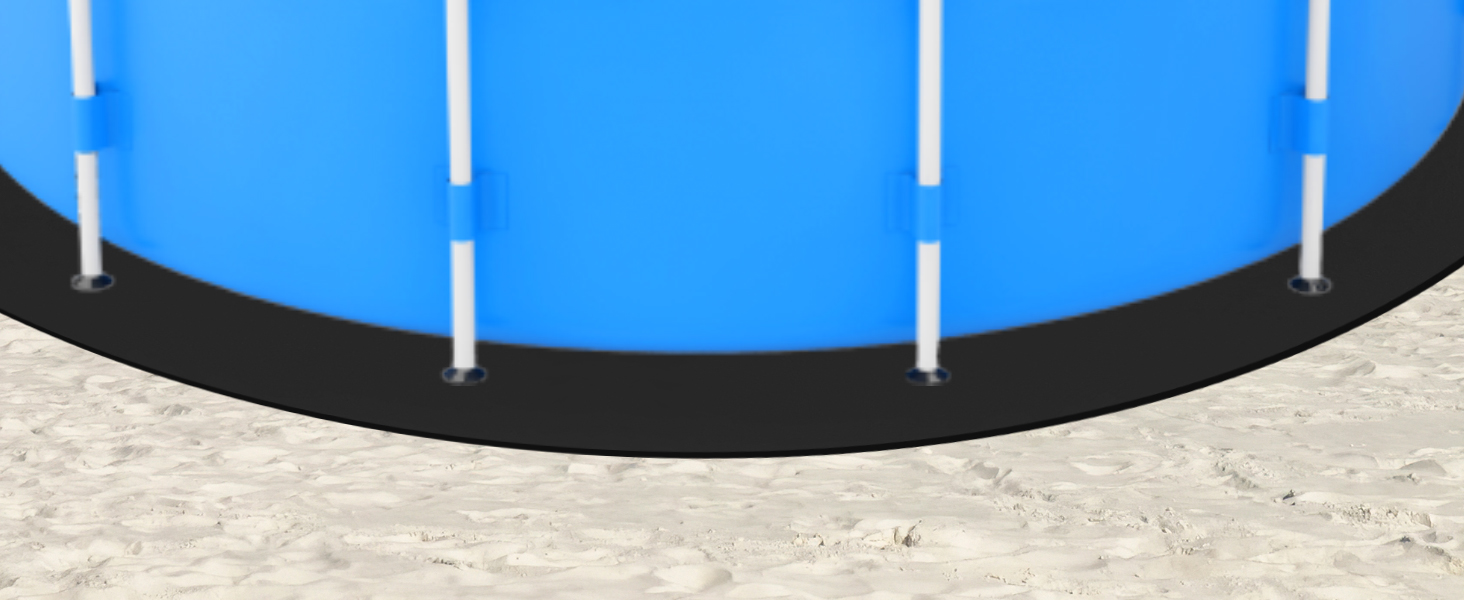 VEVOR 21ft Round Pool Liner Pad for Above Ground Pools Heavy Duty Pool ...