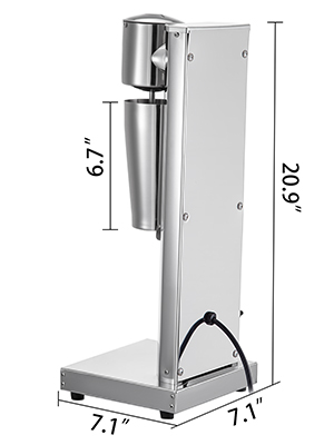 VEVOR Milkshake Maker Kit, Stainless Steel Electric Milkshake Maker ...