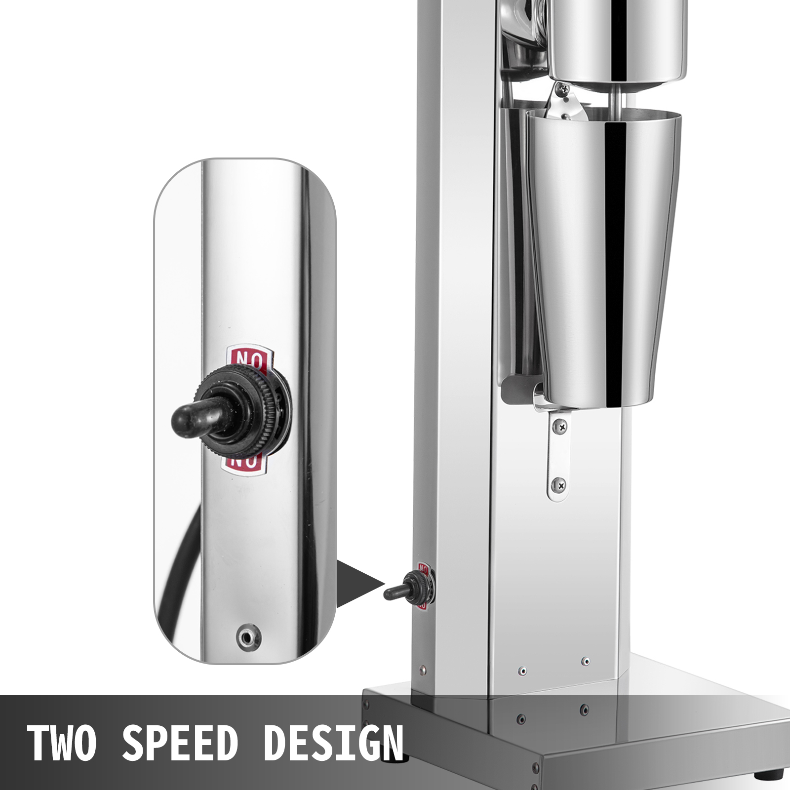 Vevor Milkshake Maker Kit, Electric Milkshake Maker, Stainless Steel ...