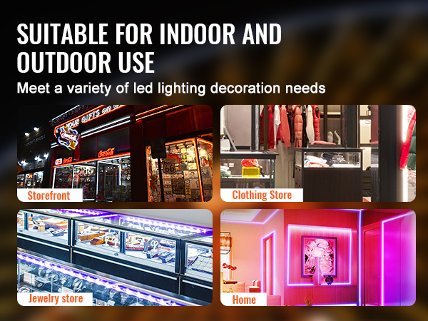 VEVOR 200PCS LED Storefront Lights, 103 ft, LED Module Lights, 5050 SMD ...