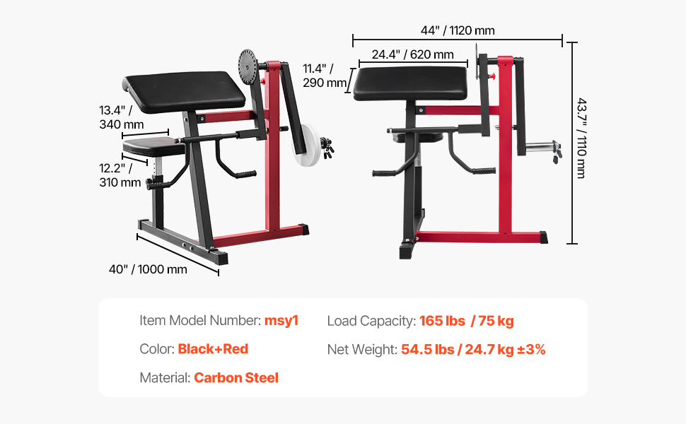 VEVOR 2 in 1 Preacher Curl Bench Bicep Curls and Triceps Extension ...