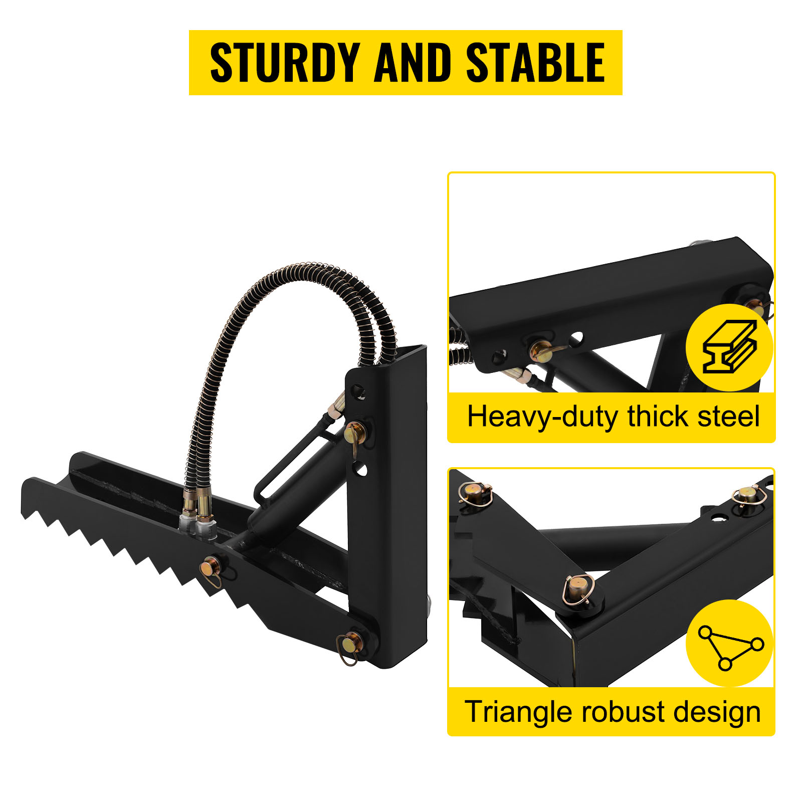 VEVOR 24 inch Hydraulic Backhoe Excavator Thumb Attachments Weld On 1 ...