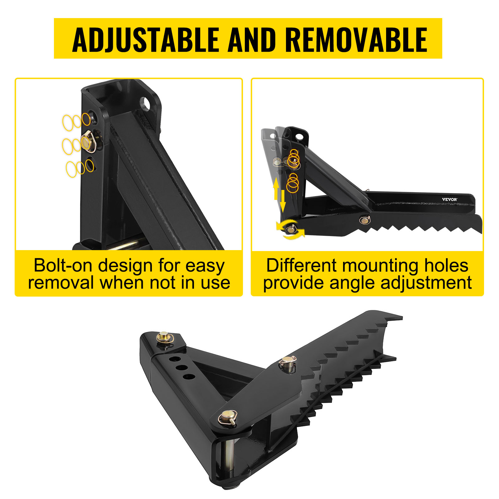 VEVOR 36 inch Backhoe Excavator Thumb Attachments Adjustable Extreme ...