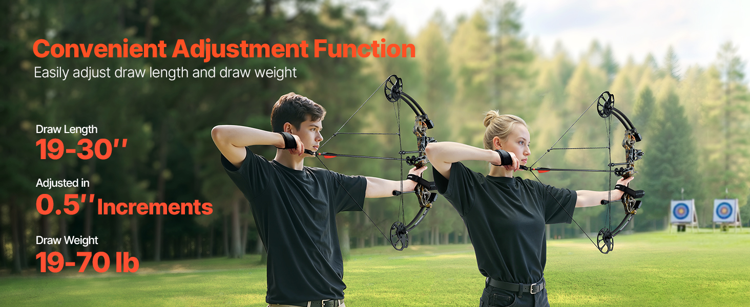 Compound Bow Archery Right Hand Arrow Set 70 Lbs 320 fps Hunting ...
