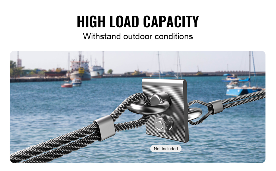 VEVOR T316 Stainless Steel Cable 3.18mm 7x7 Steel Wire Rope 152.4m ...