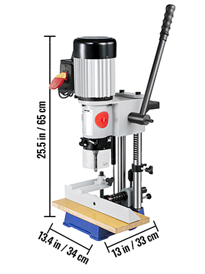 VEVOR Mortise Machine Hollow Chisel Mortise With Chisel Bit Set for ...