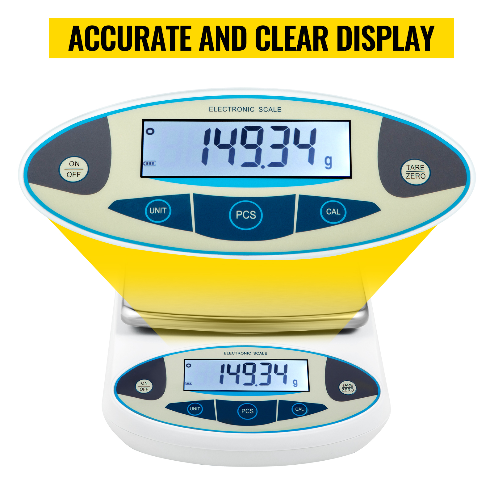 VEVOR Analytical Balance, 5000g x 0.01g Accuracy Lab Scale, High ...