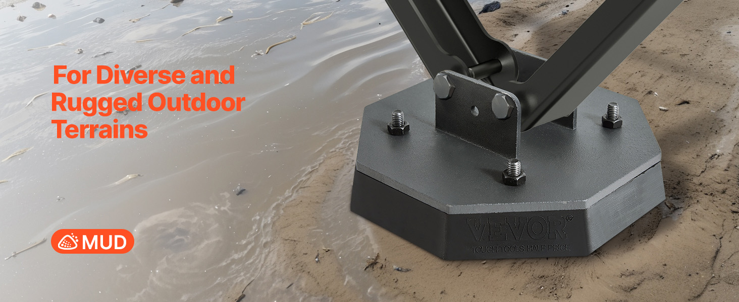RV Leveling Pads 5000 lbs 4 Pcs Rubber Trailer Jack Pads Scissor Jack ...