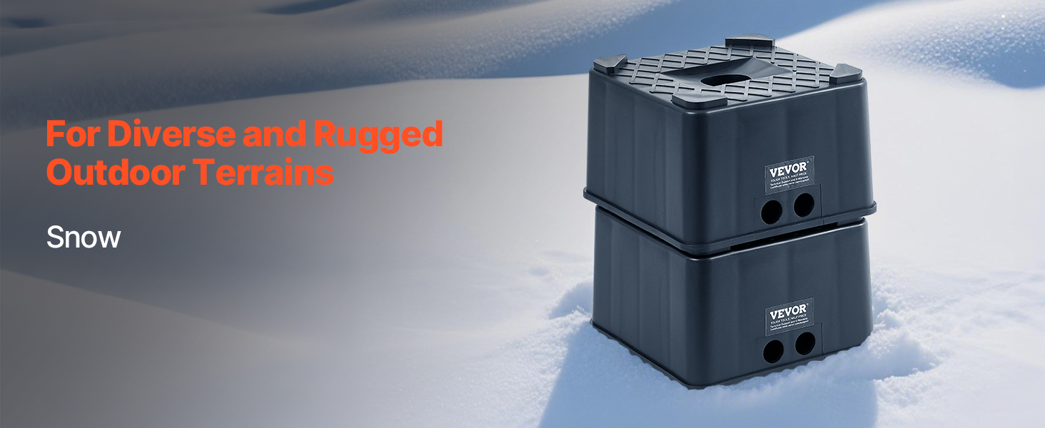 Trailer Jack Blocks 2Pcs 6" High 6000lbs RV Leveling Blocks for 5th ...