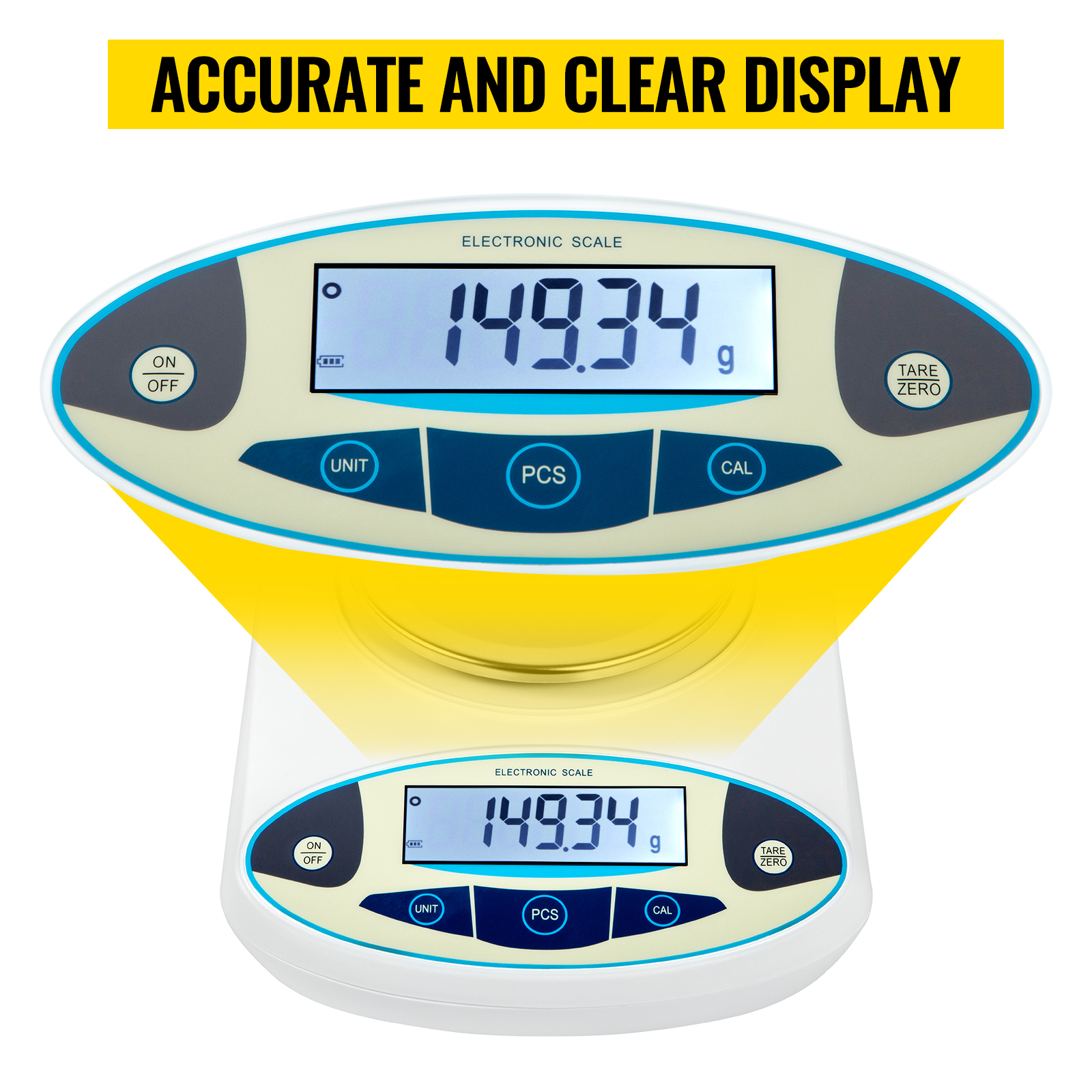 VEVOR Lab Scale Analytical Balance, 3000g x 0.01g Accuracy High ...