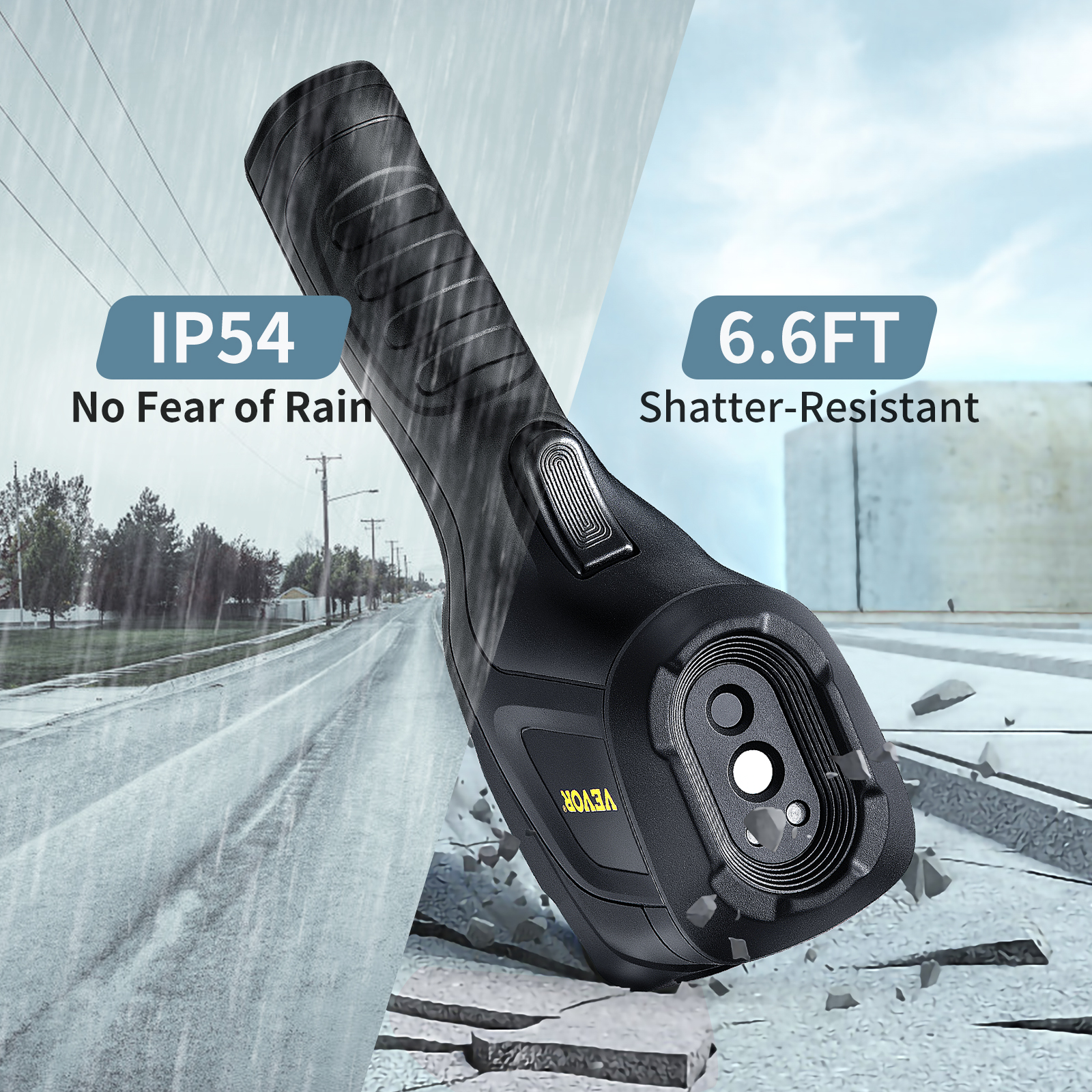 VEVOR Thermal Imaging Camera, 240x180 IR Resolution with 2MP Visual ...