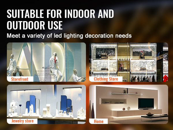 VEVOR 200PCS LED Storefront Lights, 103 ft DC 12V, LED Module Lights ...