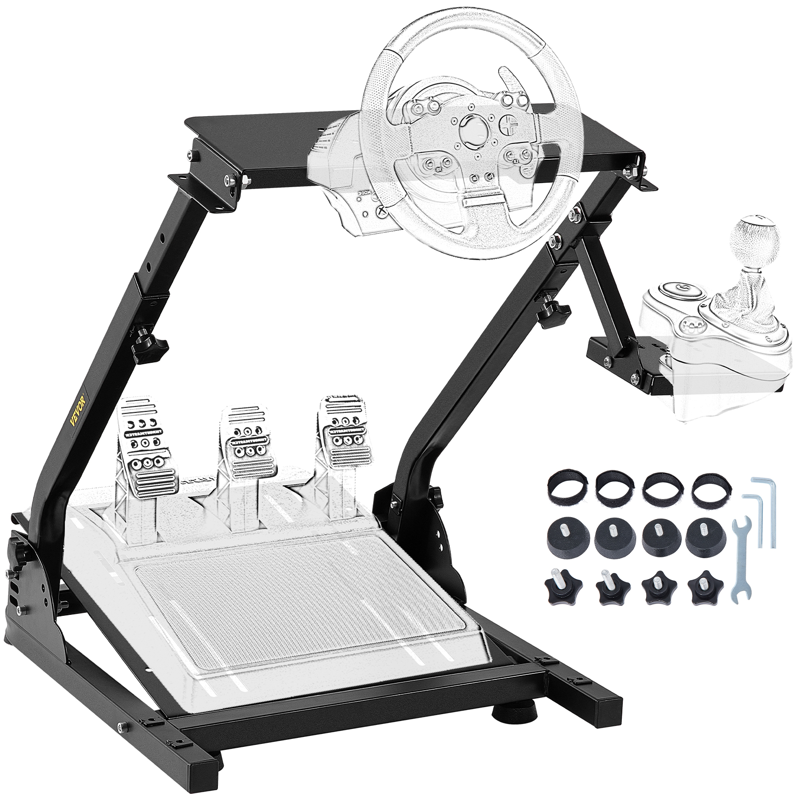 Racing Steering Wheel Stand Height Adjustable For Logitech G25 G27 G29 ...