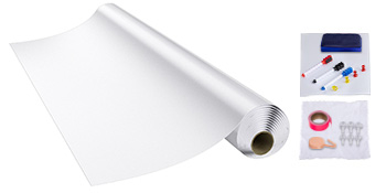 VEVOR White Board Paper, 6x4 ft Dry Erase Whiteboard Paper w/ Adhesive ...