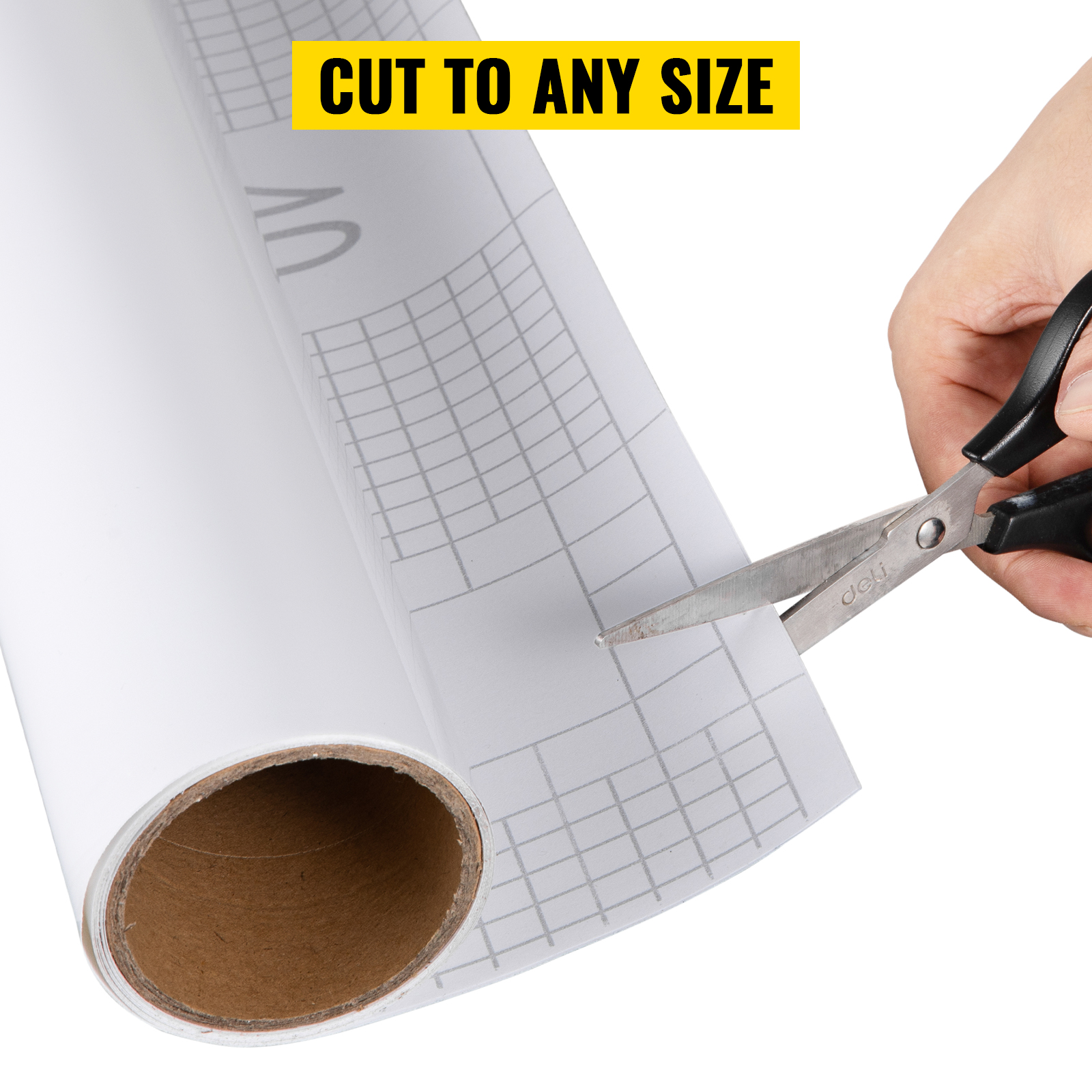 VEVOR White Board Paper, 6x4 ft Dry Erase Whiteboard Paper w/ Adhesive ...