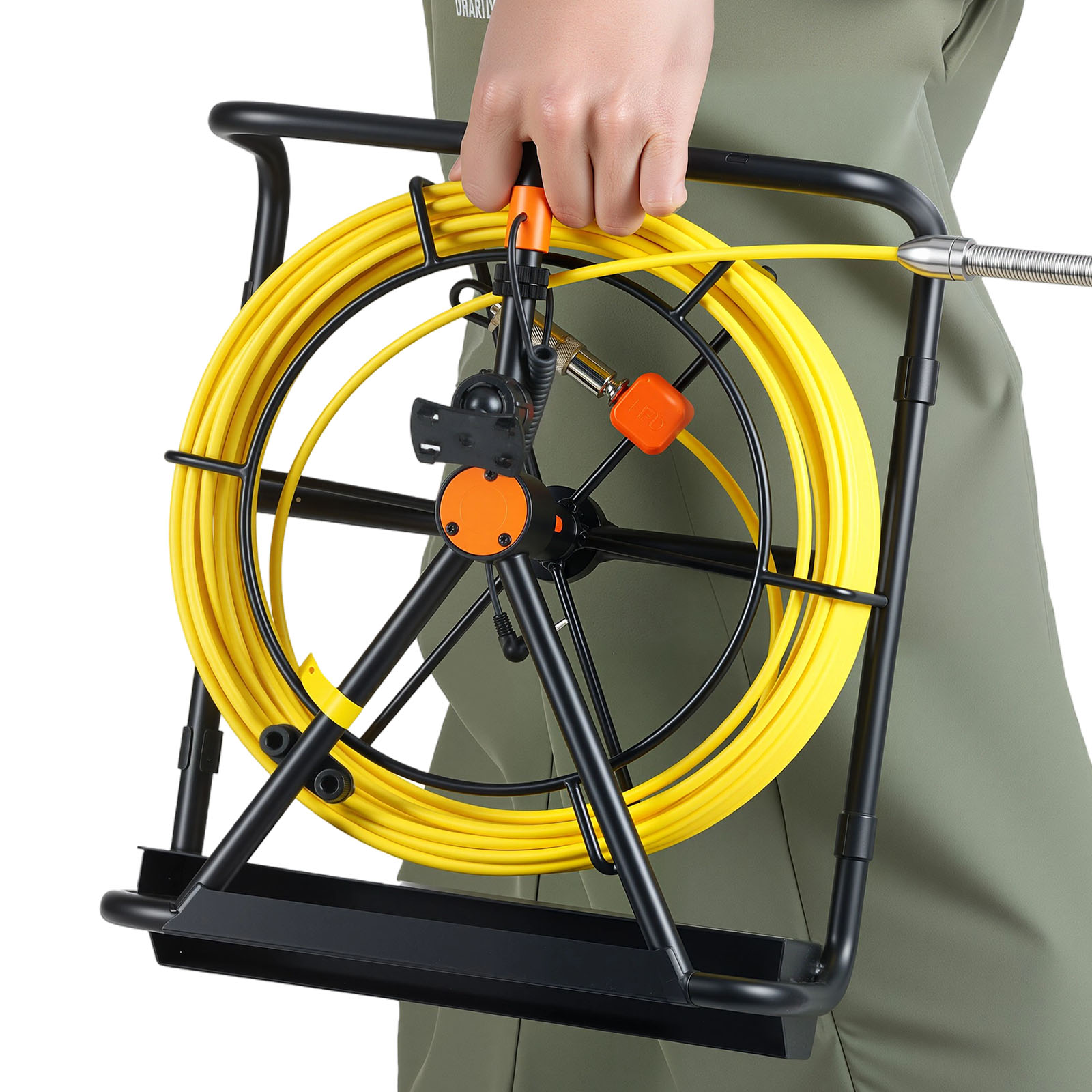 VEVOR Sewer Camera, 98.4 ft/30 m, 4.3" Pipe Drain Inspection Camera ...