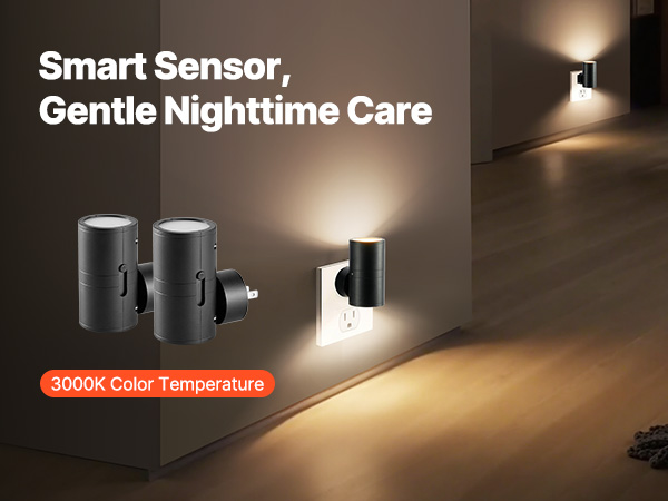 VEVOR LED Night Lights Dusk to Dawn Sensor Modern Night Lights Plug ...