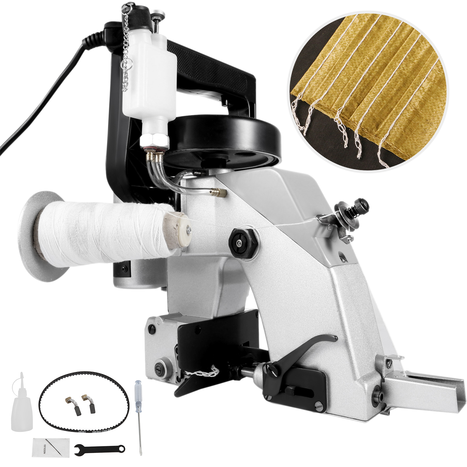 VEVOR Bag Closer Machine 110V Portable Electric Sewing Machine 90W Bag ...