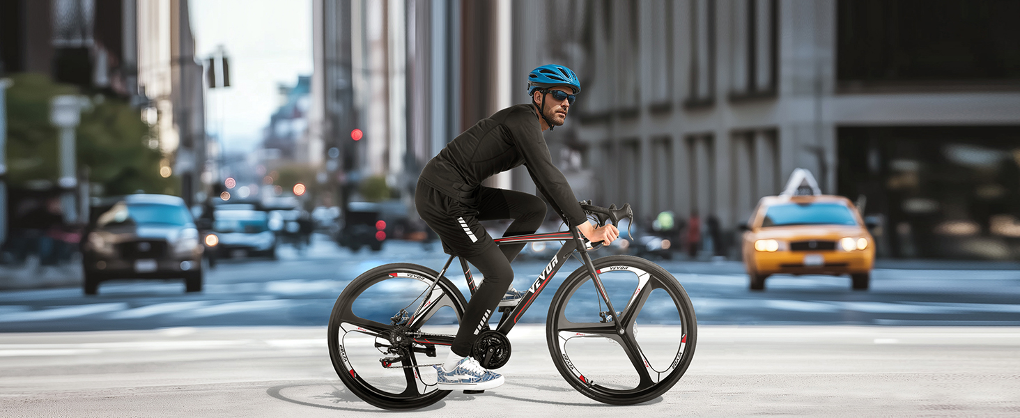 Road Bike Racing Bicycle 700C Shimano 21 Speeds Carbon Steel Frame Disc ...