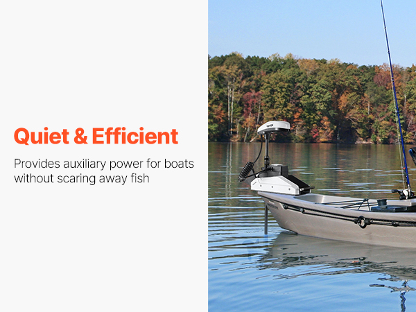 55lb 12V Thrust Electric Trolling Motor Saltwater Trolling Boat Engine ...