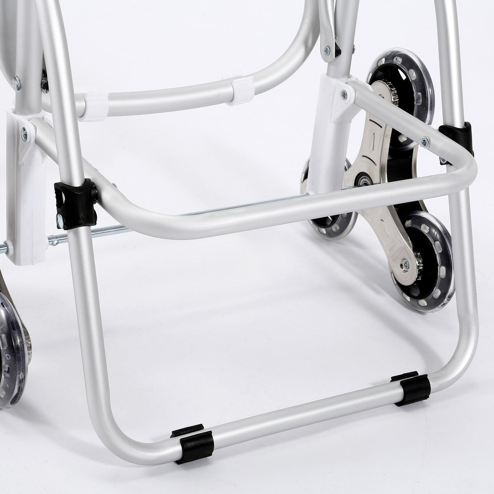 VEVOR Stair Climbing Cart 50L Foldable Shopping Cart w/ Waterproof Bag ...