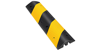 2 Channel Rubber Speed Bump Electric Modular Rubber Traffic Driveway ...
