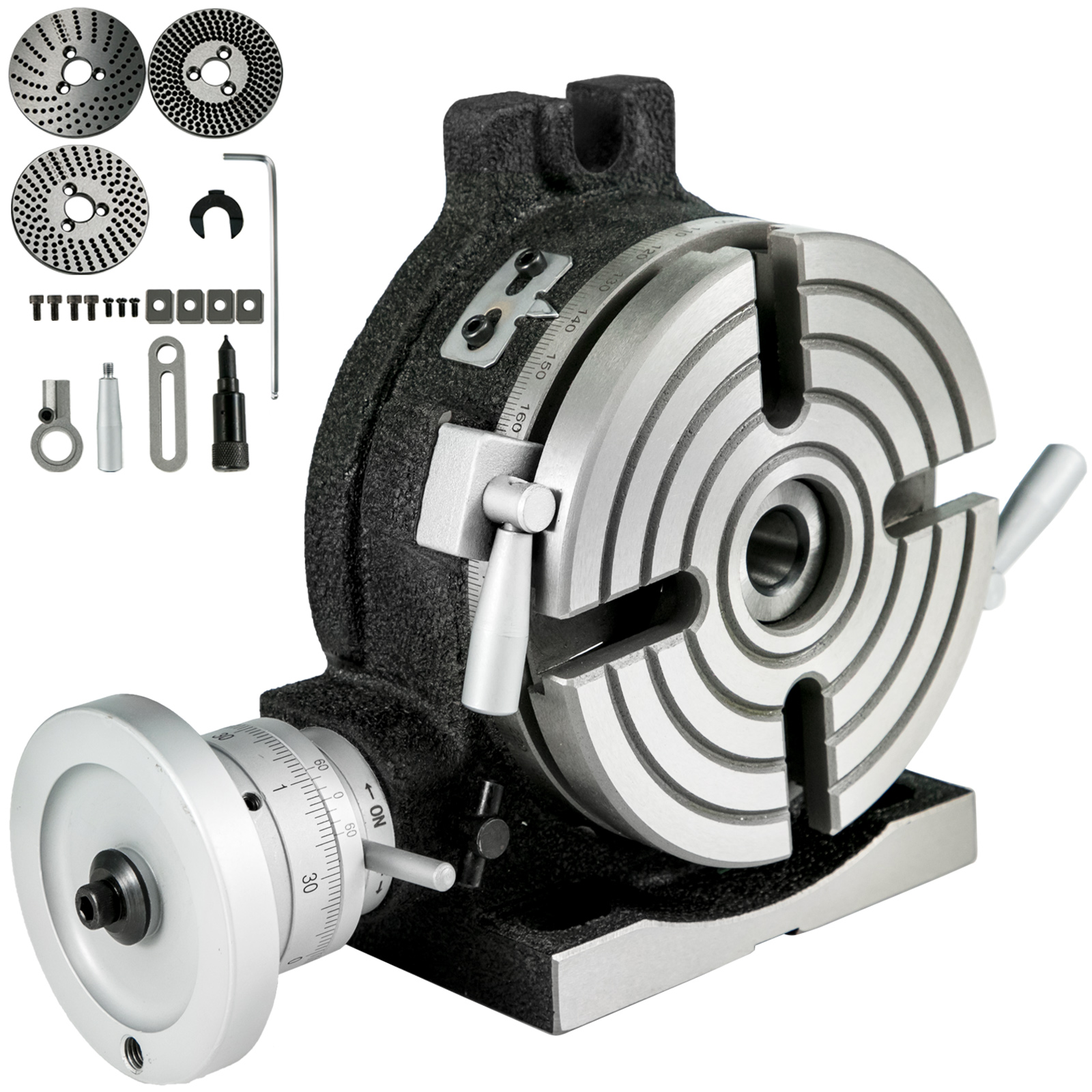 Rotary Table 6"(150 mm)_4-Slot Horizontal Vertical Dividing Plates for ...