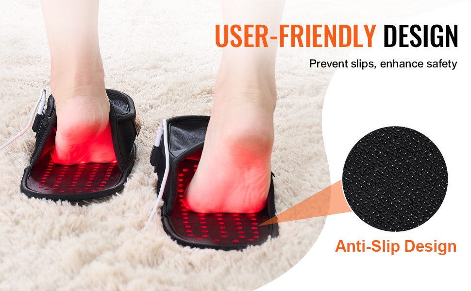 Red Light Therapy for Foot 660nm & 850nm Red Light Therapy Slipper 120 ...