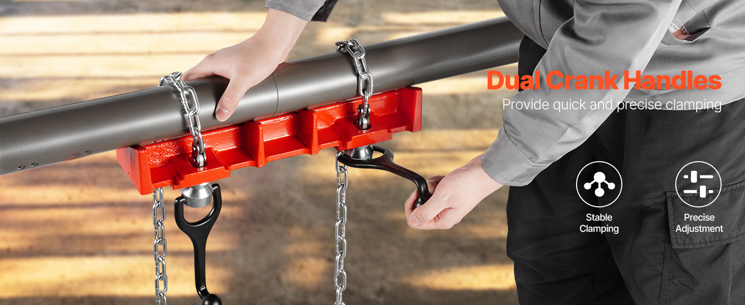 Pipe Welding Vise 1/2" to 8" Pipe Welding Clamp with Dual Chains ...